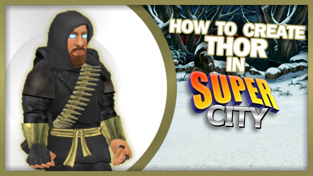 How to Create Thor (God of War 4) in Super City - YouTube