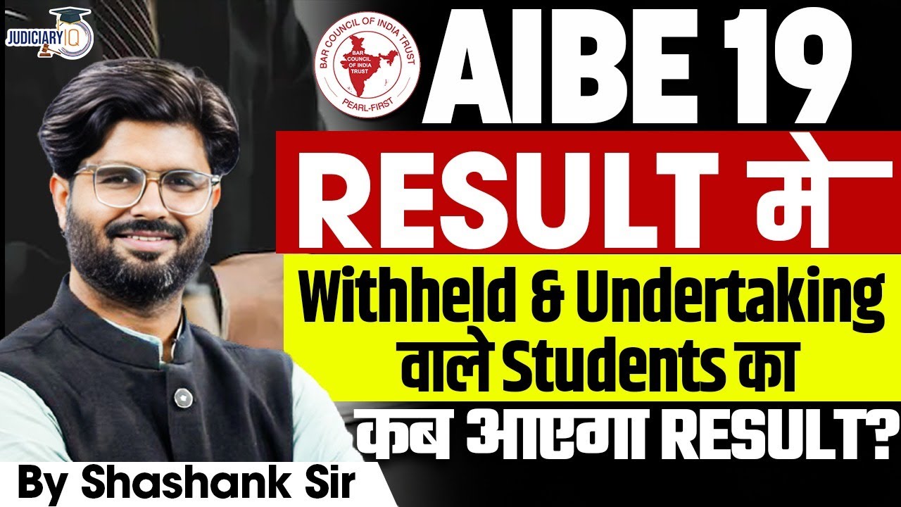 What’s Next for AIBE-19? Withheld Results Update for Undertaking ...