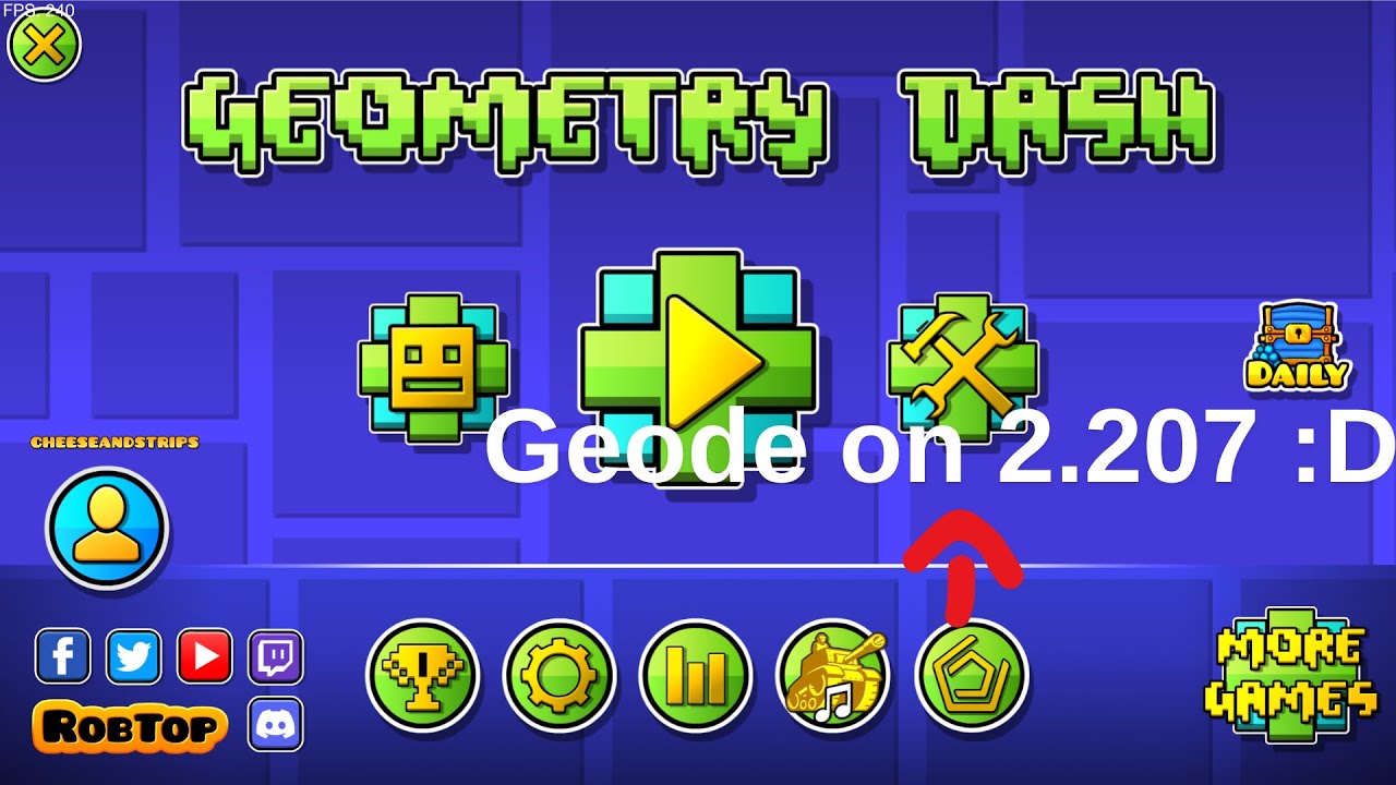 How to get Geode on GD 2.207 :D (1 min tut) TC:@RealNoahPlays - YouTube
