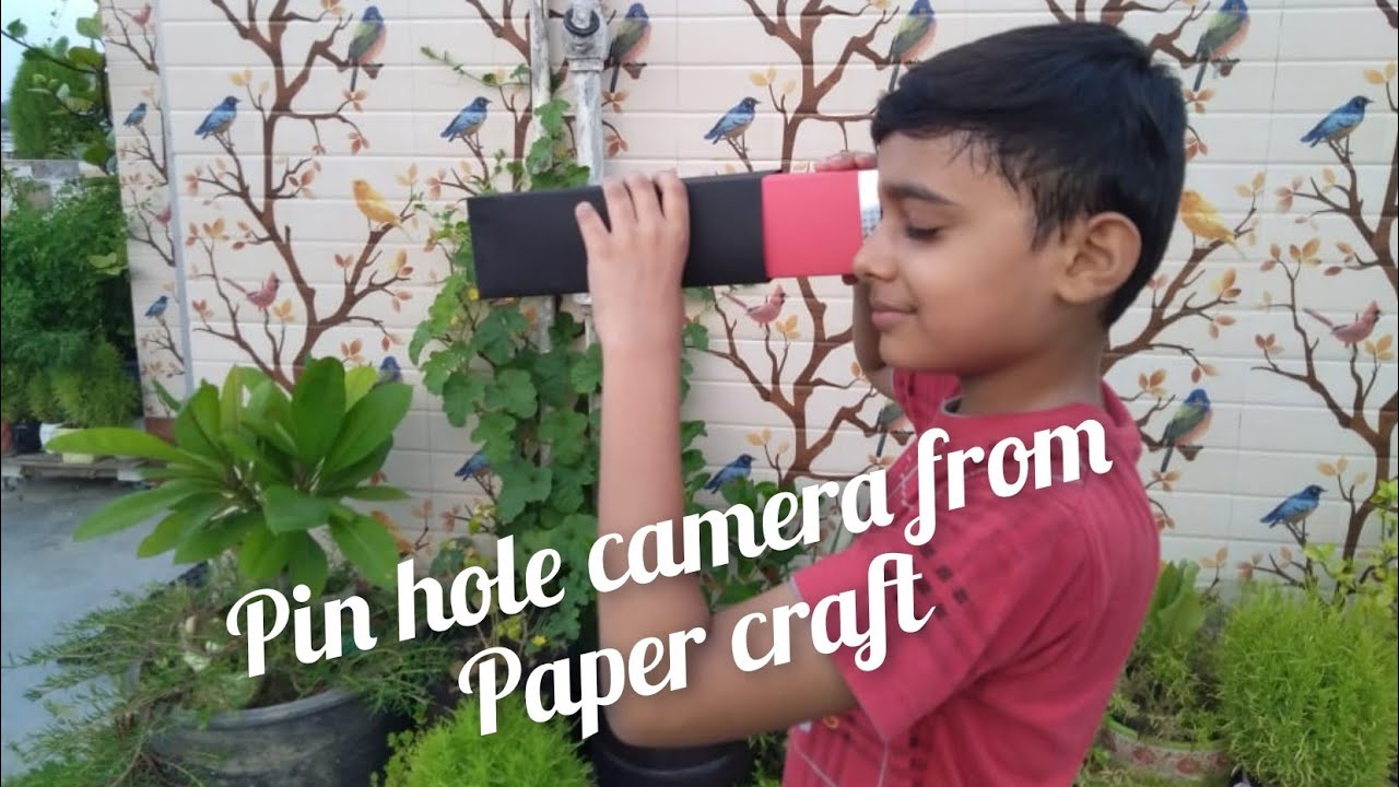 How to make a pin hole camera from paper craft #pinholecamera # ...