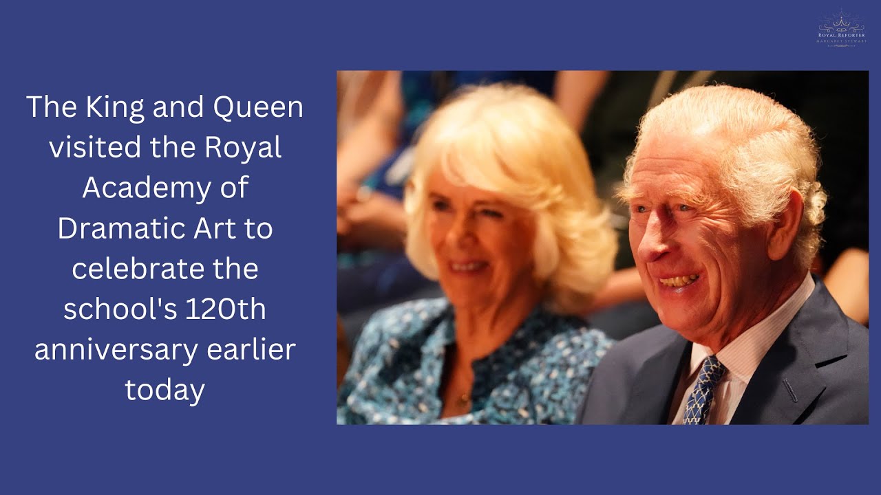 The King and Queen visit the Royal Academy of Dramatic Arts - YouTube