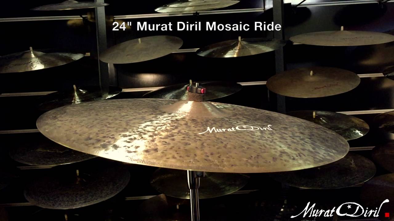 Murat Diril Mosaic Ride 24" - Custom Cymbal - YouTube