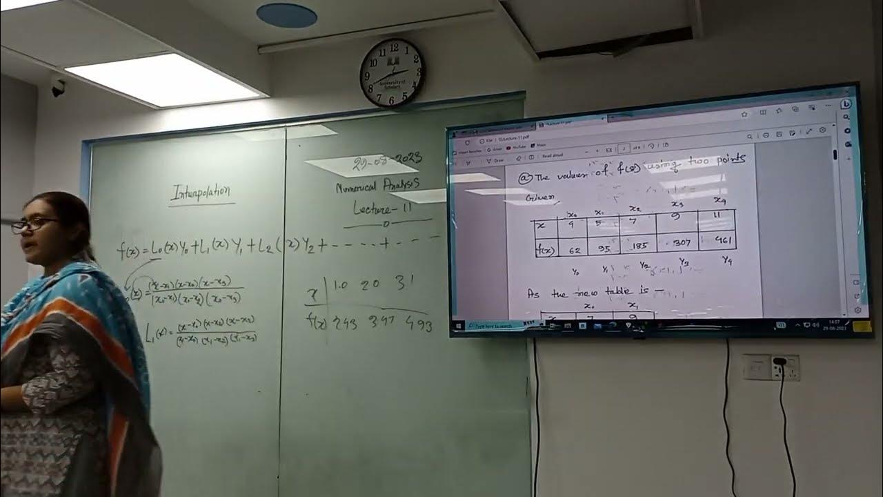 Numerical Analysis with MATLAB|Lecture-11|CSE|Sanjida Afroz Shimu|University of Scholars - YouTube