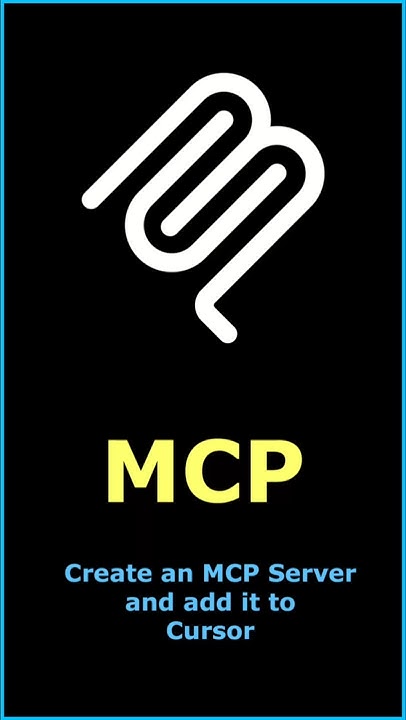 Create an MCP server and add to cursor in under 1 minute #mcp #cursor #mcp-server - YouTube