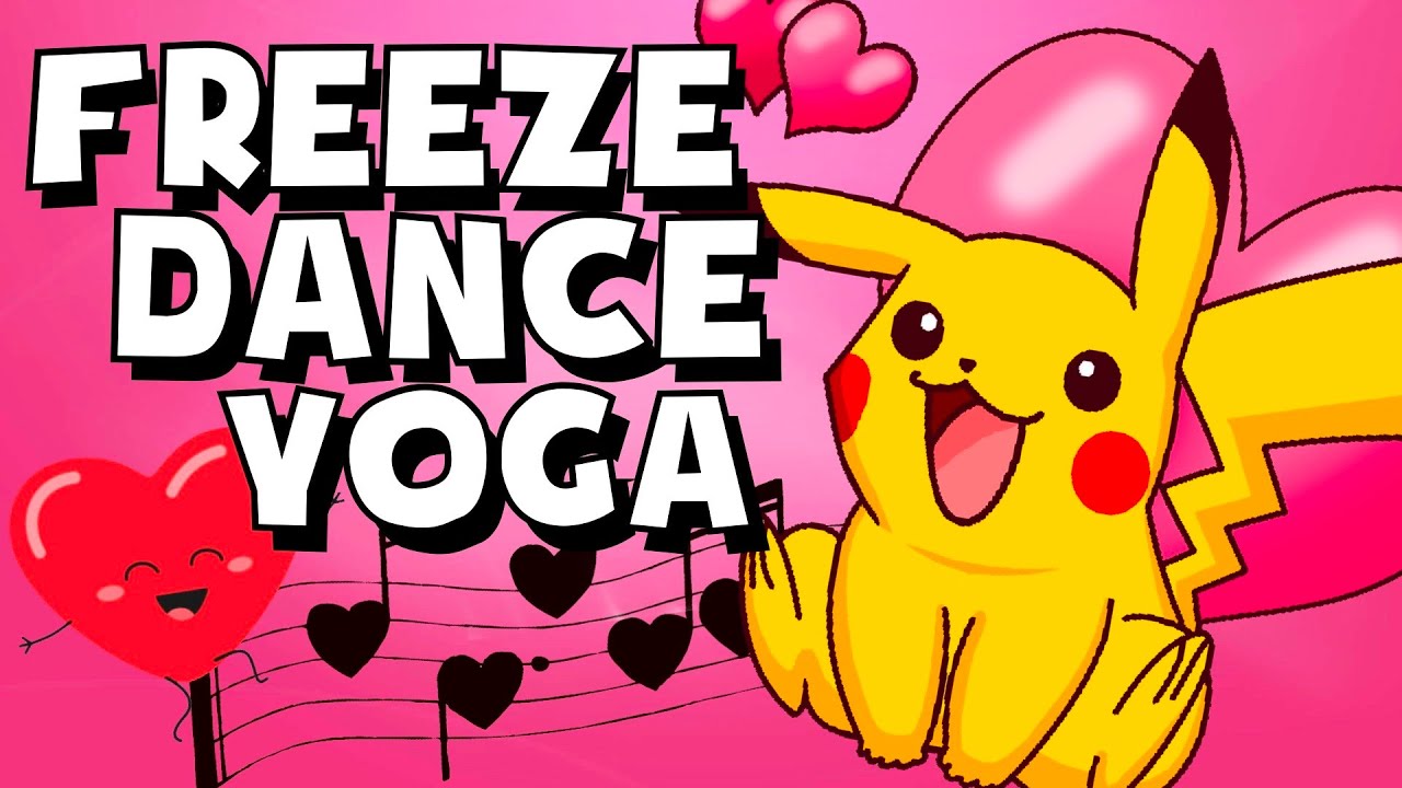 Freeze Dance Yoga | Valentine's Day Brain Break for Kids - YouTube