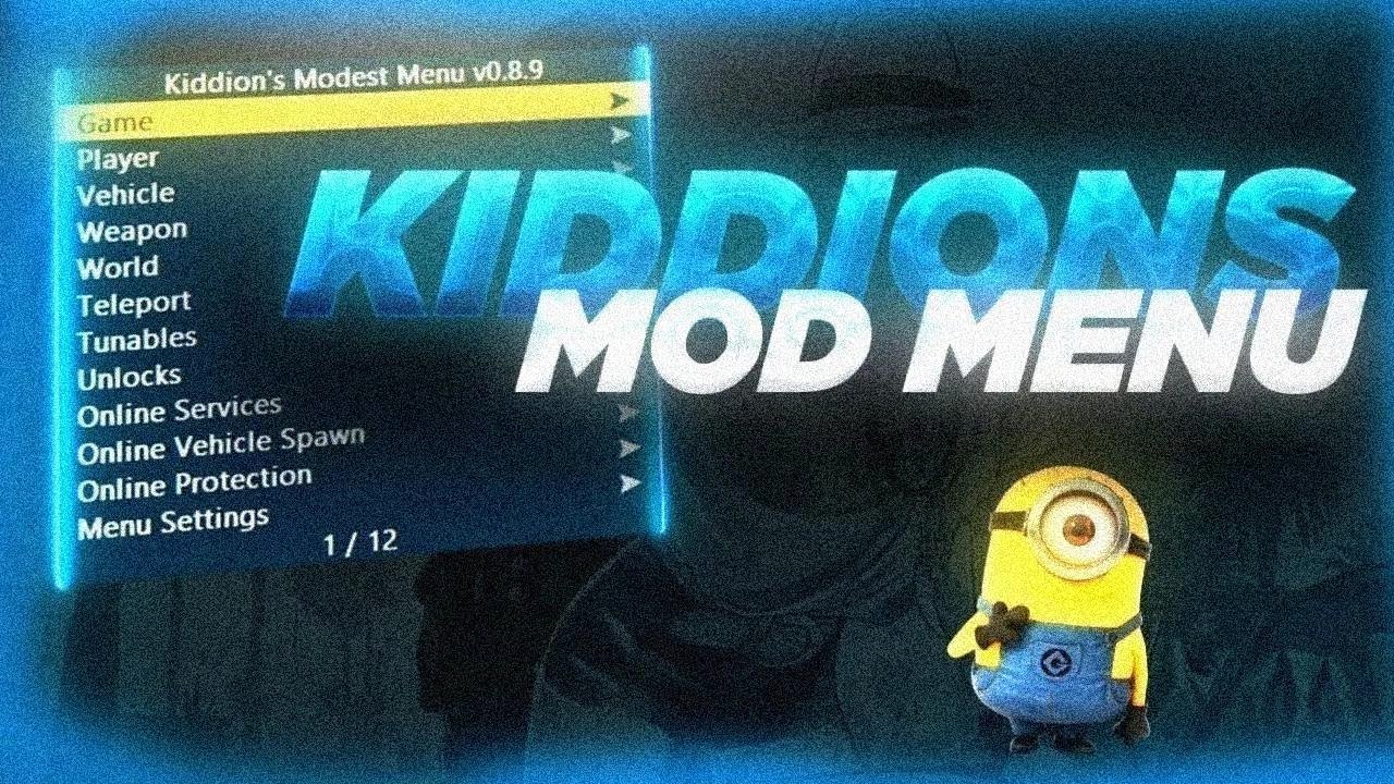 GTA 5 MOD MENU | GTA V MOD MENU 2023 PC | KIDDIONS - YouTube