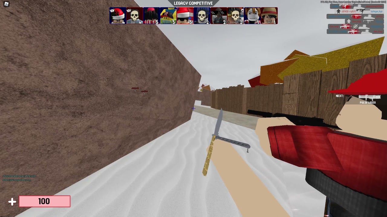 Level 100 Butterfly Knife Unusual Skin | Roblox Arsenal - YouTube