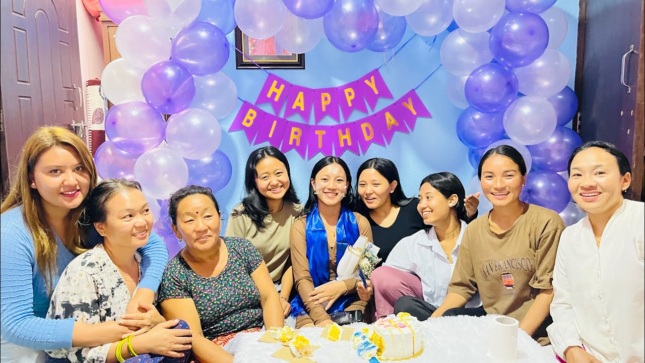 Koko aaunu vayo ta birthday 🥳 🎉partyma ?? #surprisegift 😍 - YouTube