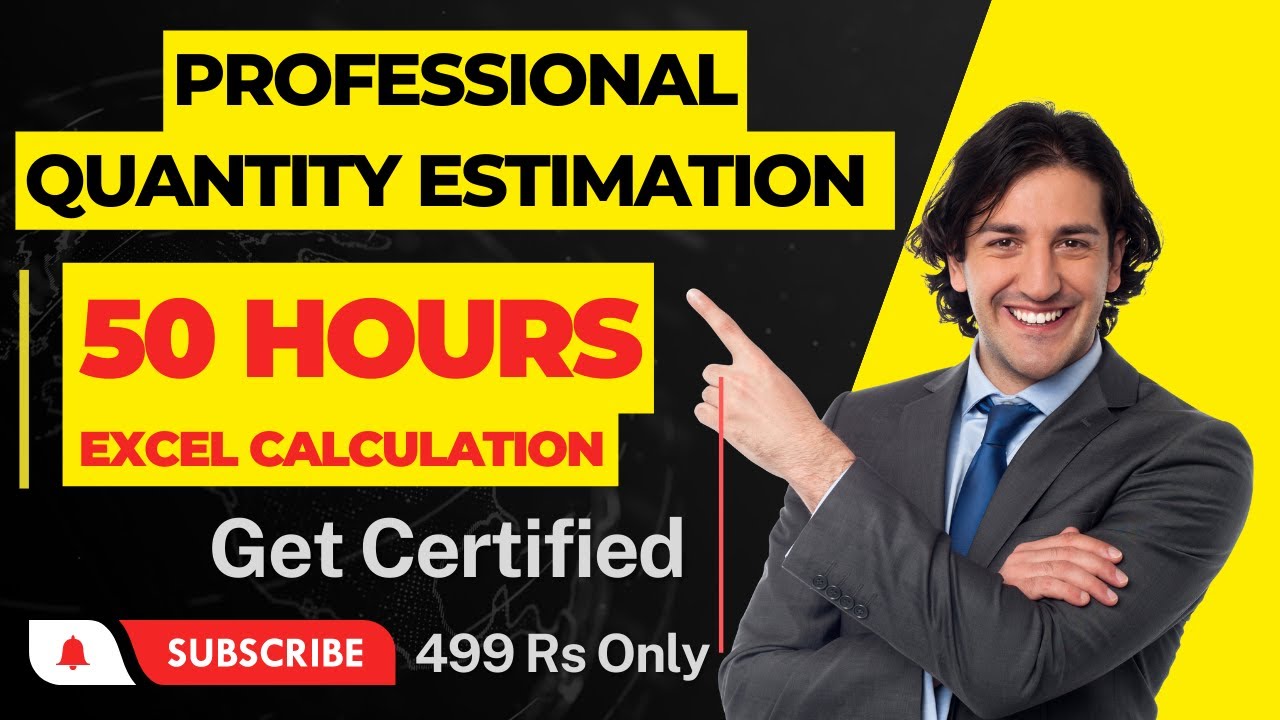 🔥Professional Quantity Estimation Course 👉l Do Estimation Like a Pro l ...