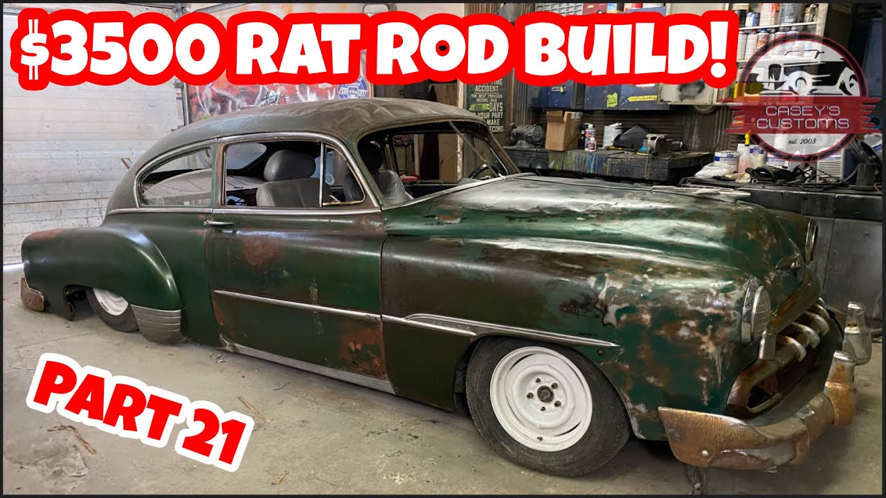$3500 RAT ROD BUDGET BUILD! AIR BAGS, TURBO AND CHOP!?! HOT ROD CHASSIS ...