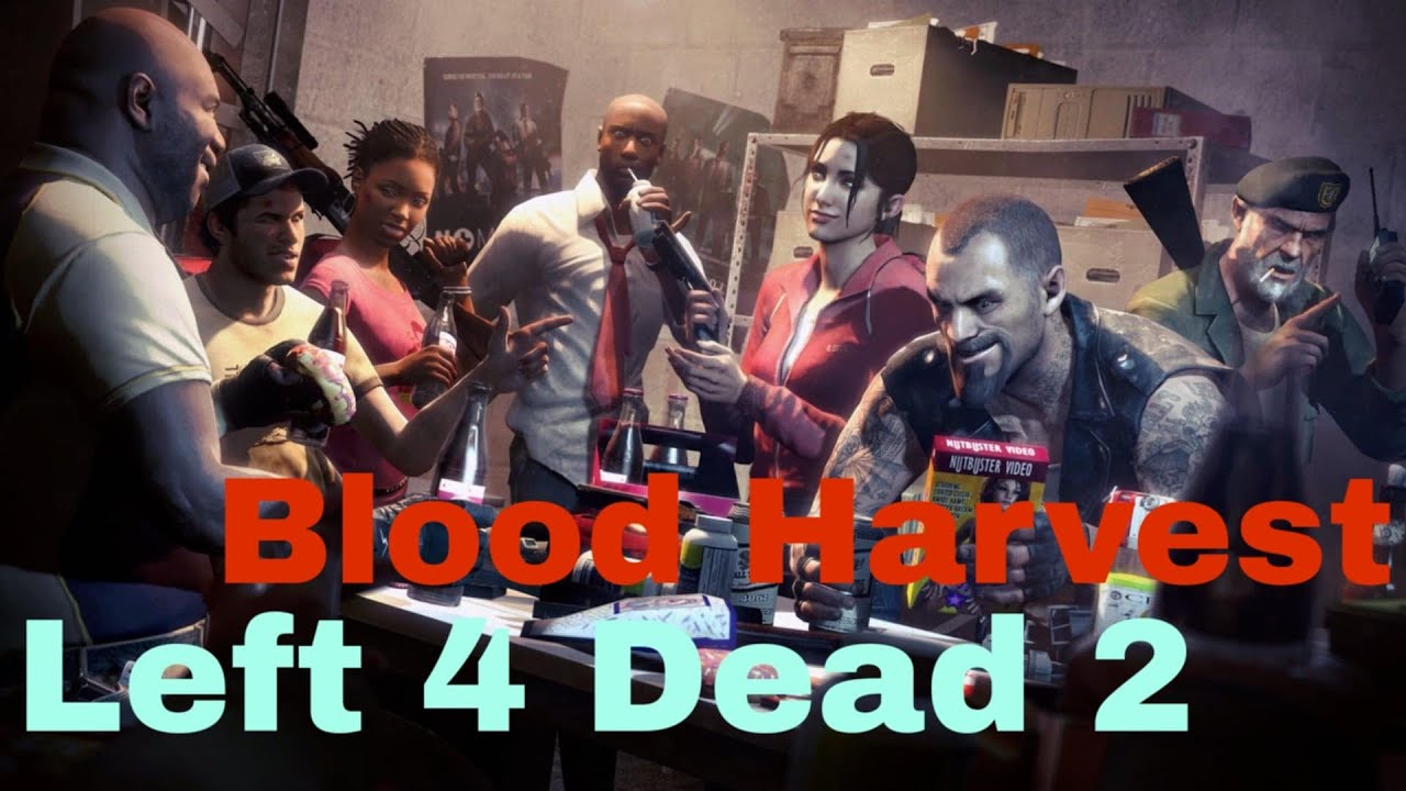 L4D2 - Blood Harvest 8 Survivors with Co-op (No Death) - YouTube