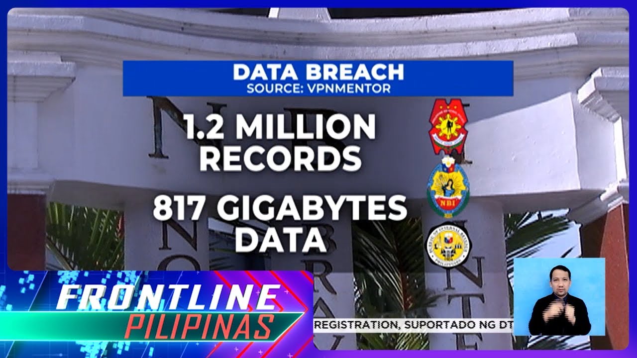 PNP, iniimbestigahan na ang data leak | Frontline Pilipinas - YouTube