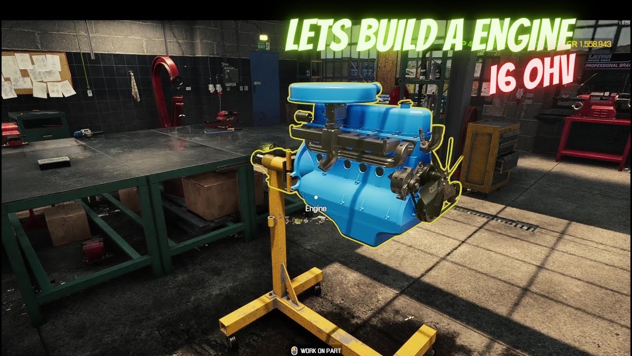 Lets build a engine I6 OHV. Car mechanic simulator - YouTube