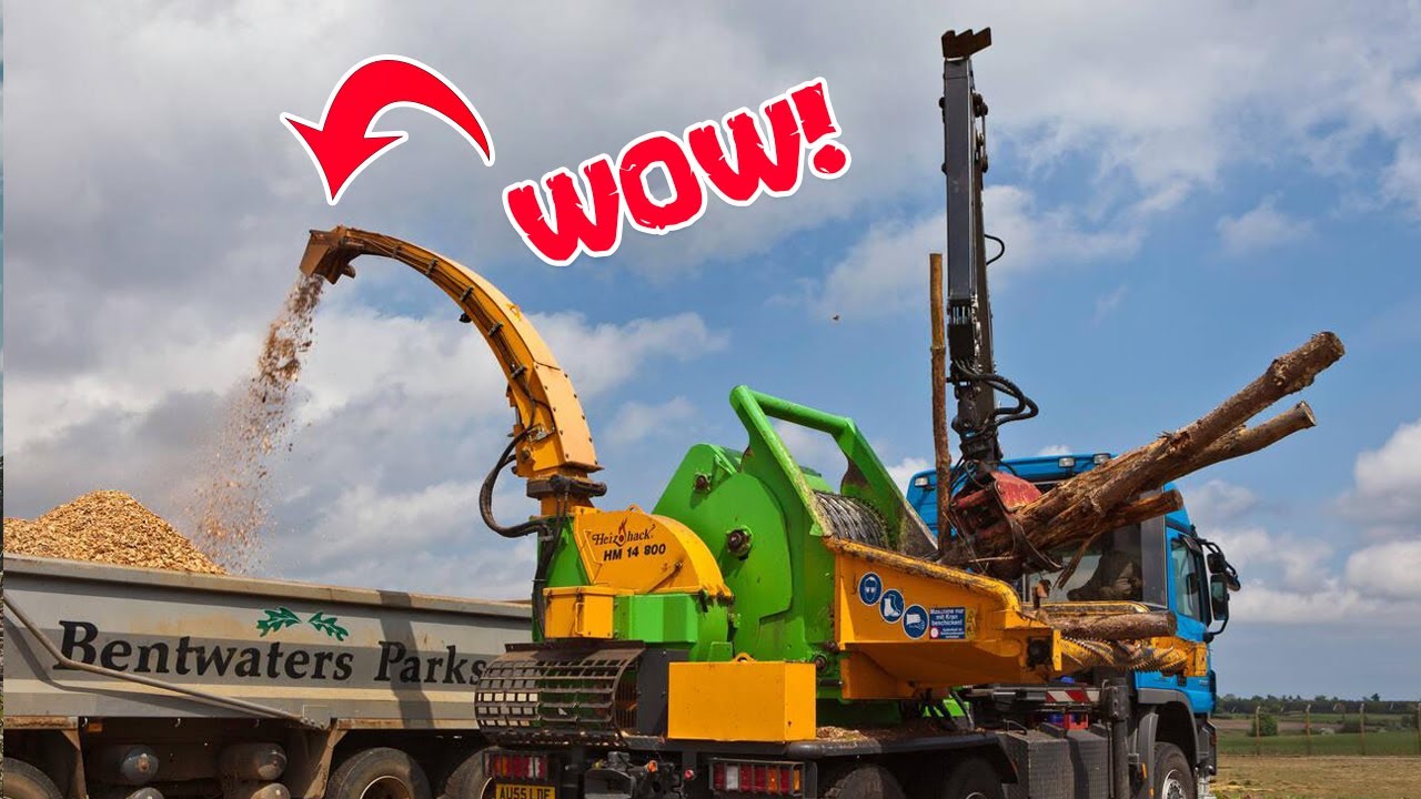 AMAZING The Arm of the Giant? - Wood Chipper Machine - YouTube