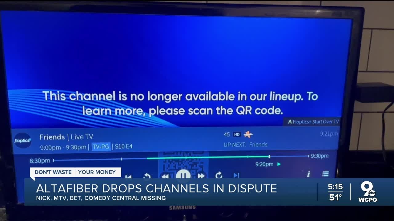 Altafiber drops Nickelodeon, MTV, Comedy Central, BET and more channels ...
