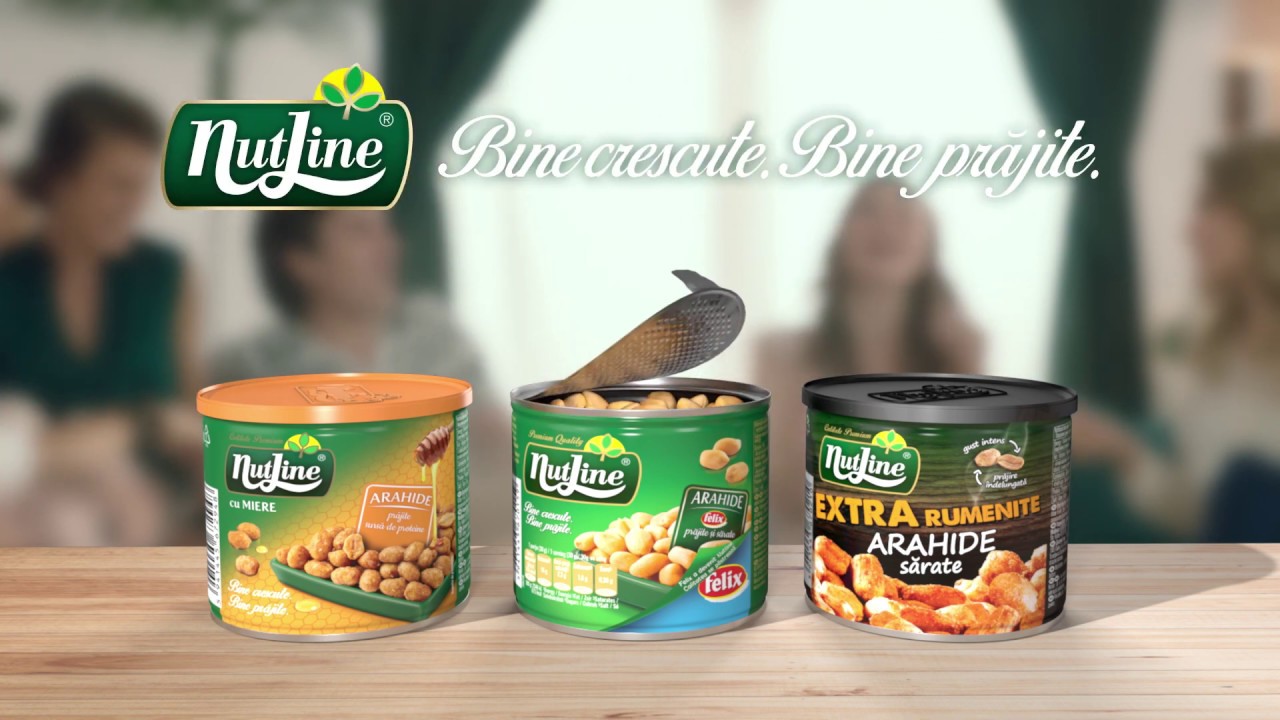 Nutline Honey Peanuts, Salted, Extra Roasted - Tins Range - YouTube