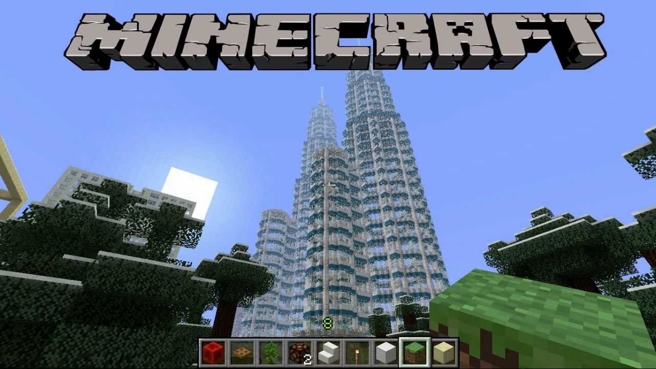 Petronas towers minecraft - YouTube