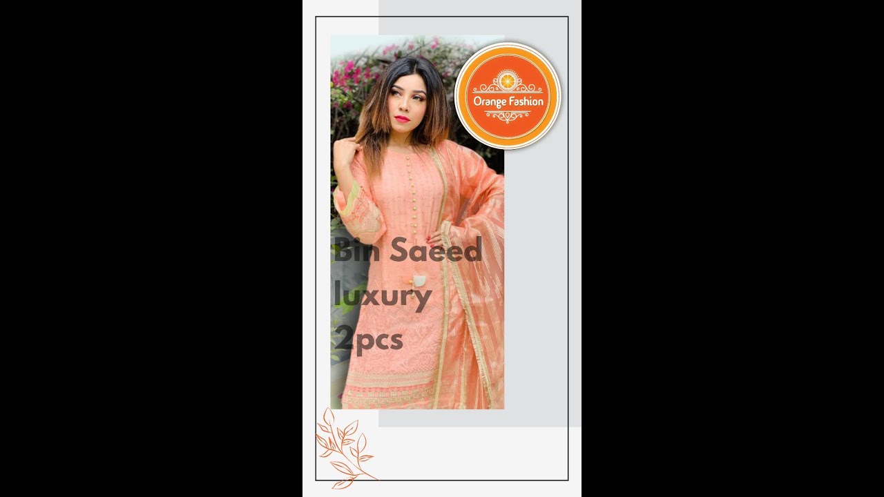 Pakistani pant & Bin Saeed Luxury Silk Kurti 2 pieces New Catalog ...