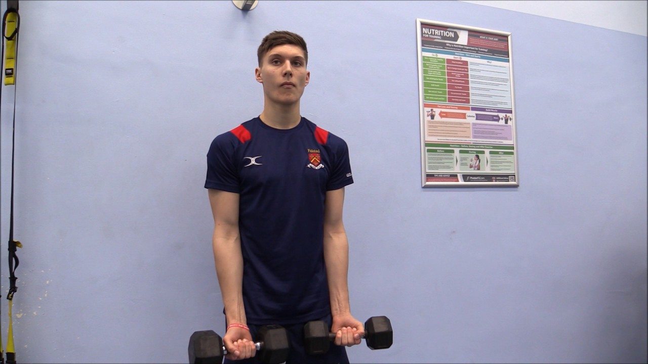 FELSTED GYM - BICEP CURL - YouTube