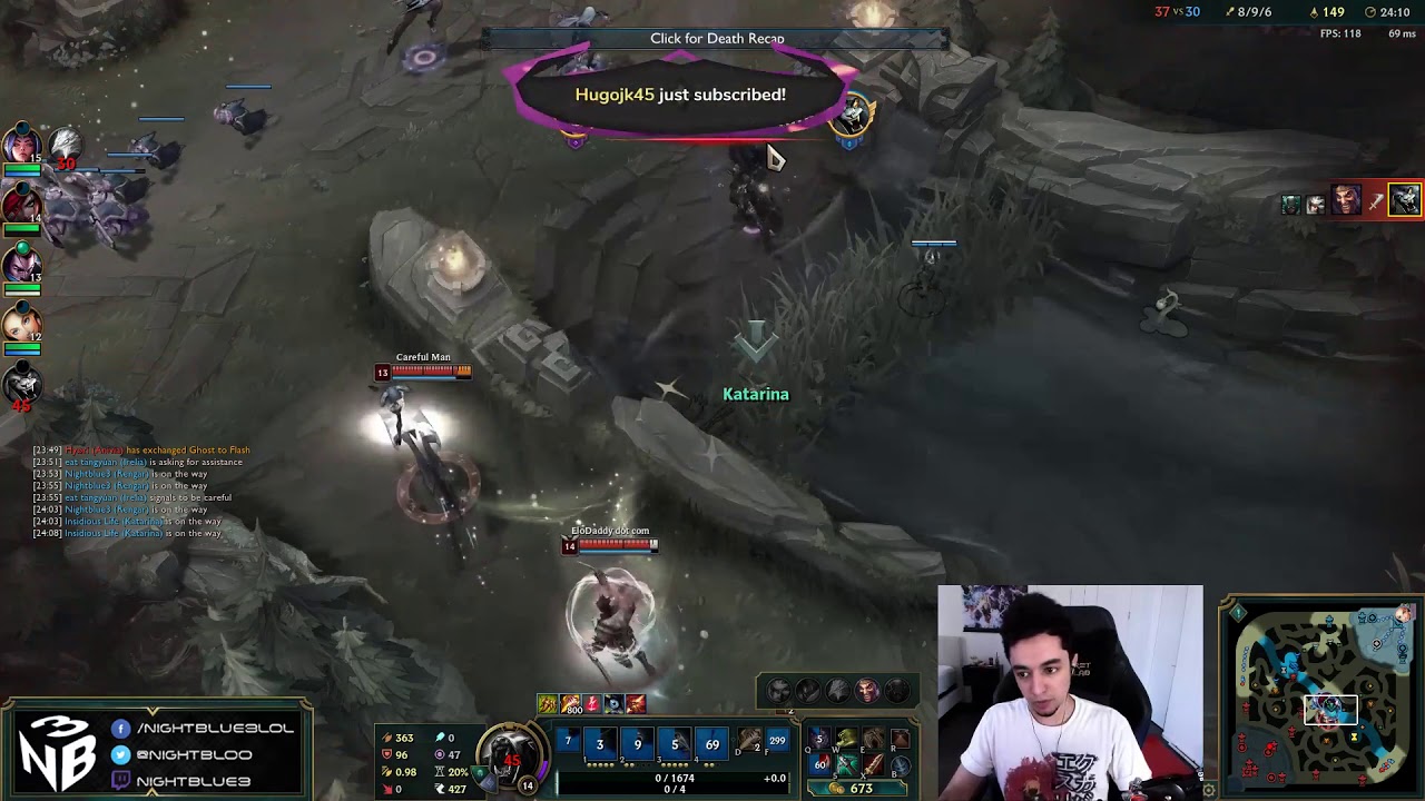 Nightblue3 #LeagueofLegends ~ Hello - YouTube
