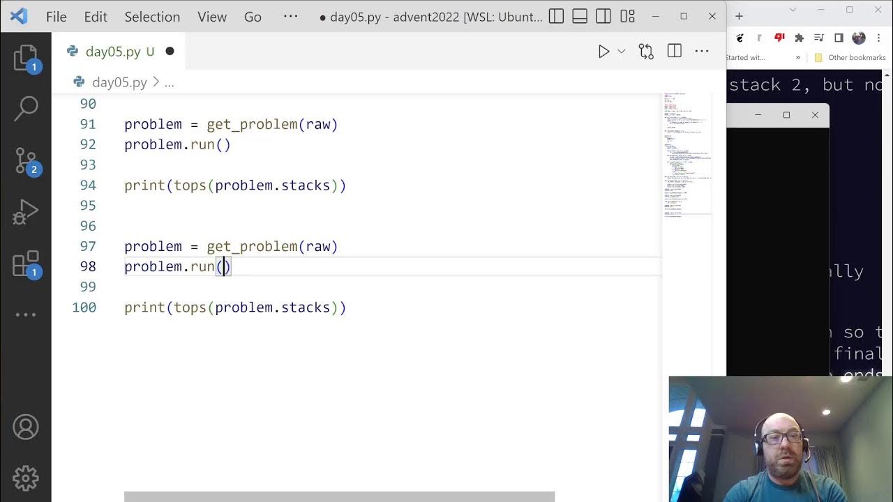 Joel Grus - Advent of Livecoding 2022 - Day 05 - YouTube