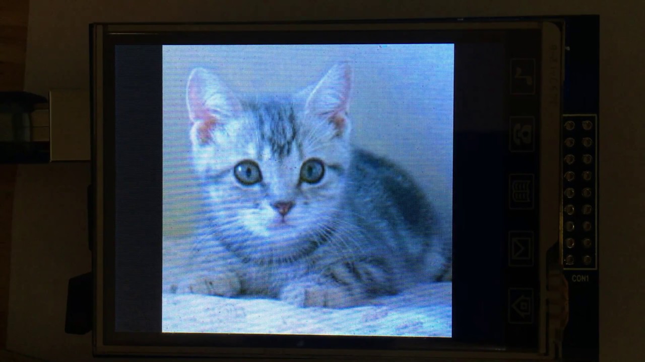2 8 inch LCD slide show - YouTube