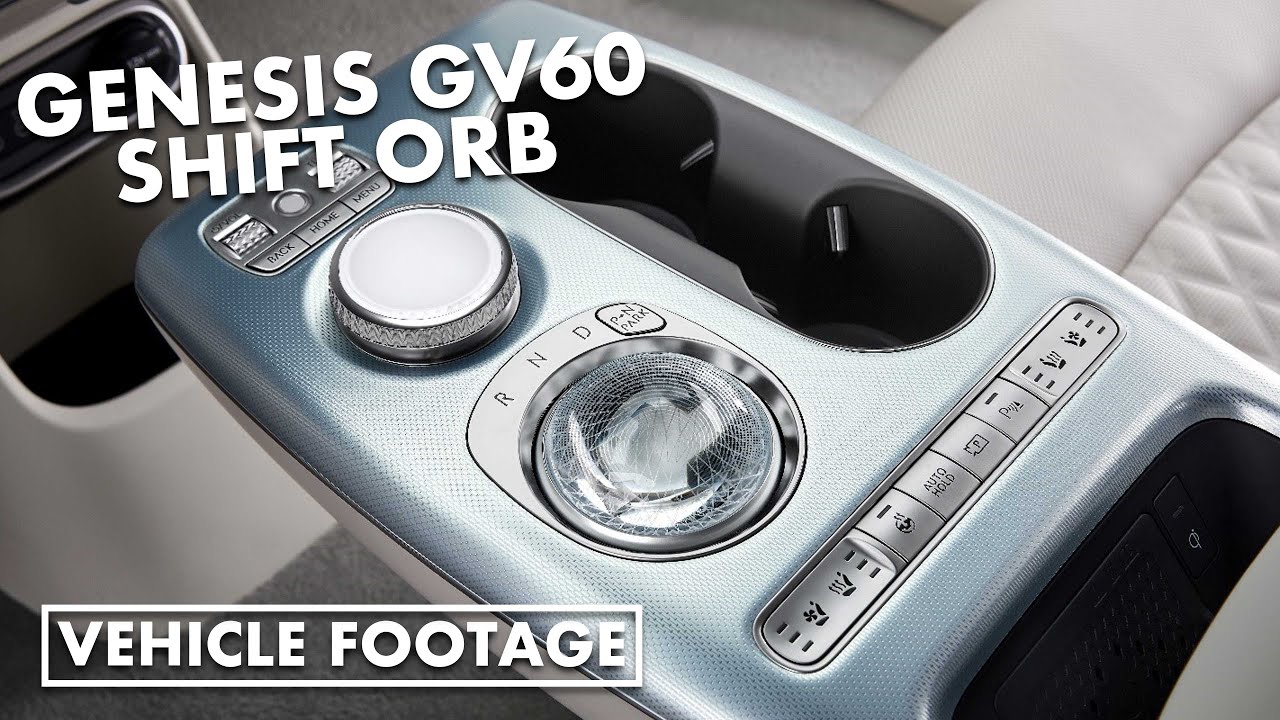 2023 Genesis GV60 has a transforming shift orb - YouTube