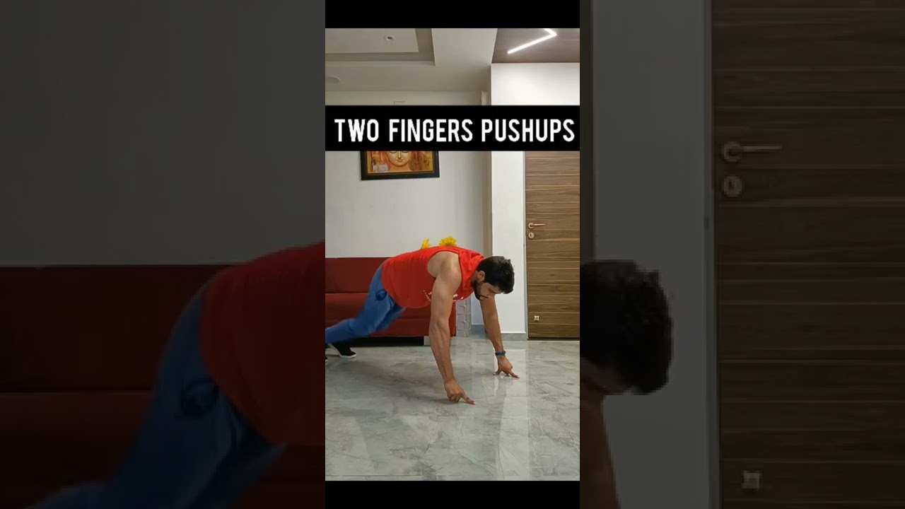 Two Finger Push Up | 2 finger pushups | two finger - YouTube