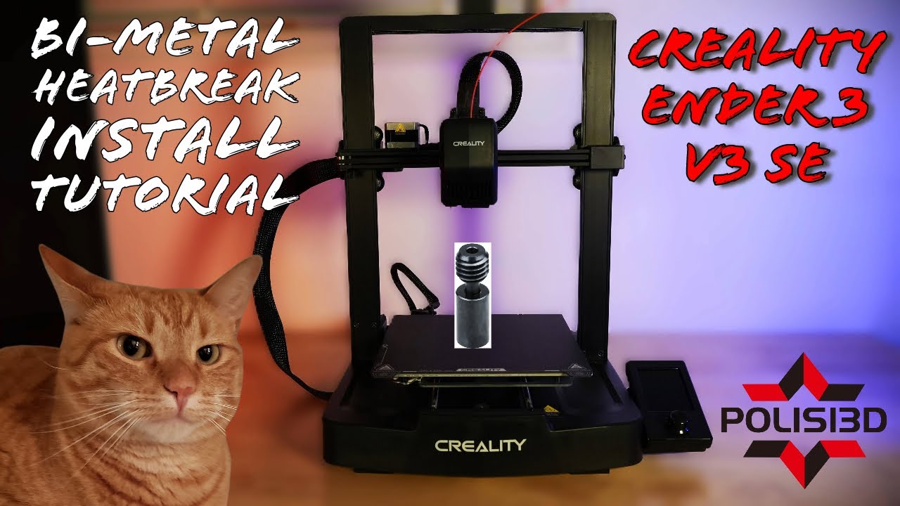 Polisi3d nano coated bi-metal heatbreak install tutorial for the ...