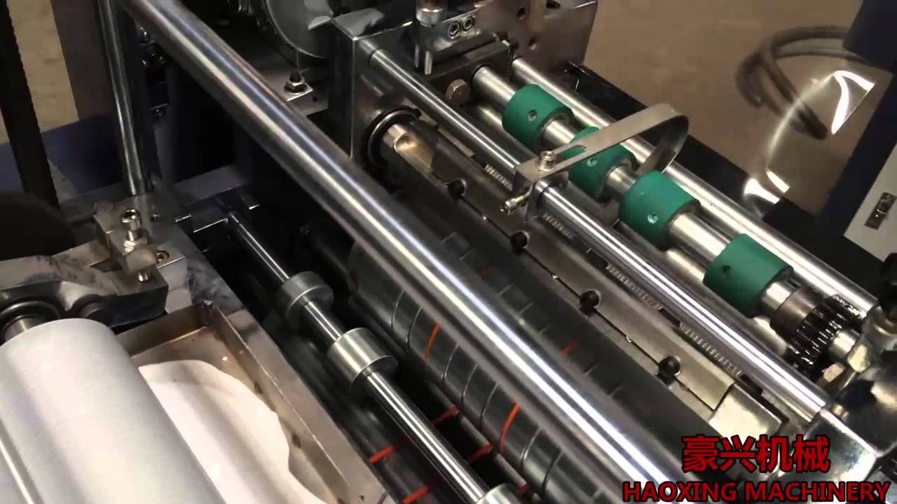 envelope window patching machine - YouTube