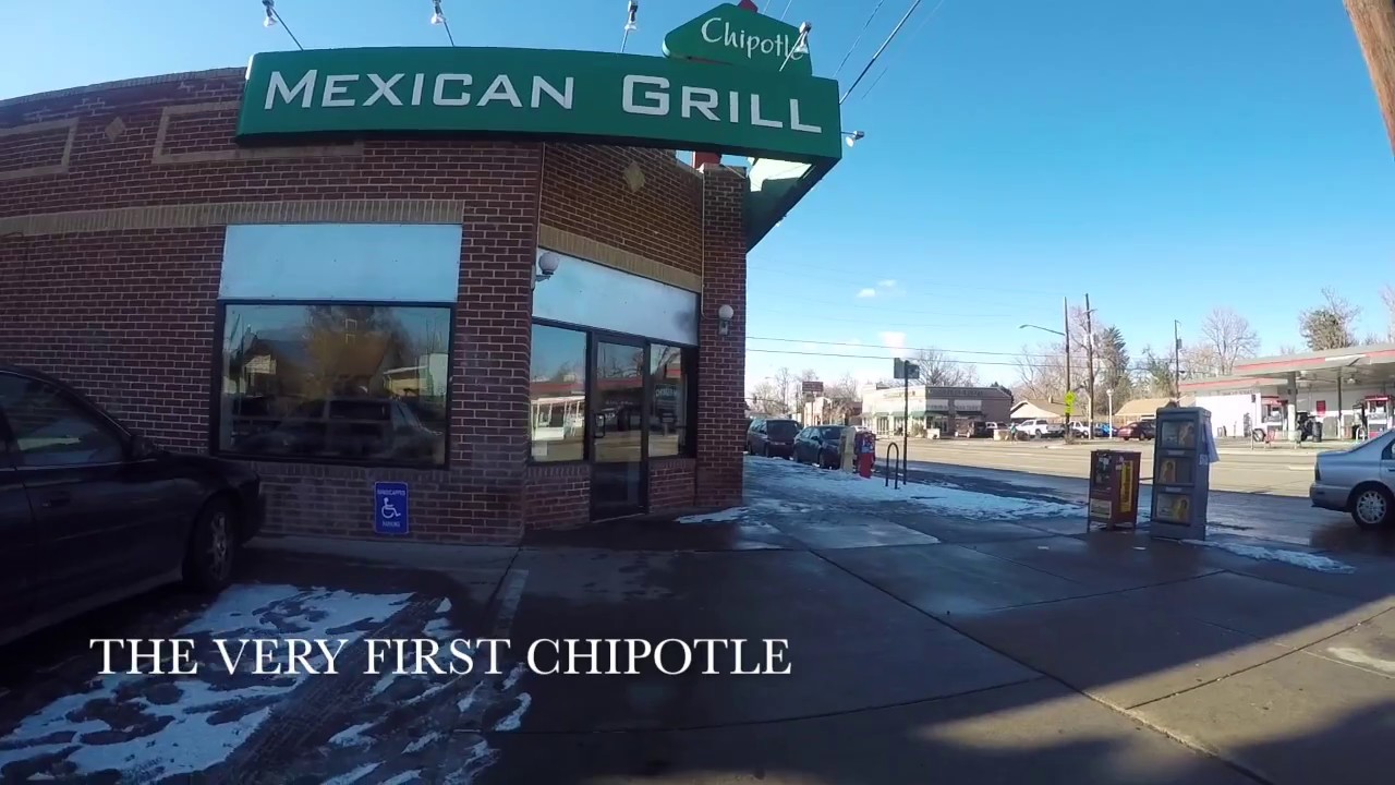 The First Chipotle Store - YouTube