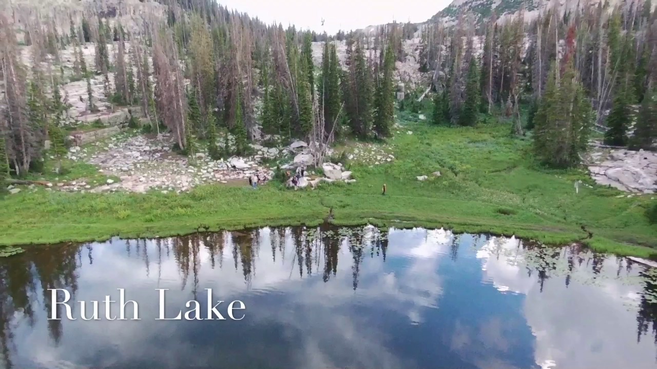Ruth Lake Drone Video - High Uintahs - YouTube