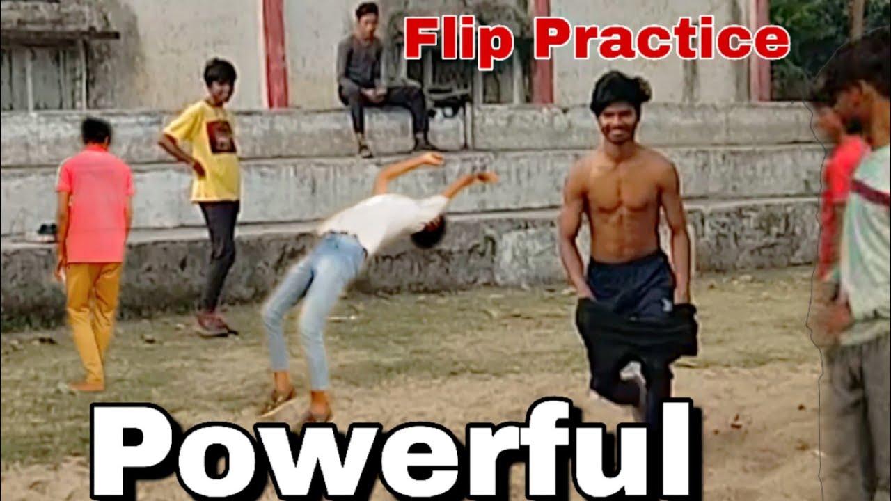 Hard Flip Practice in Ground || Ground me Flip Practice Video - YouTube