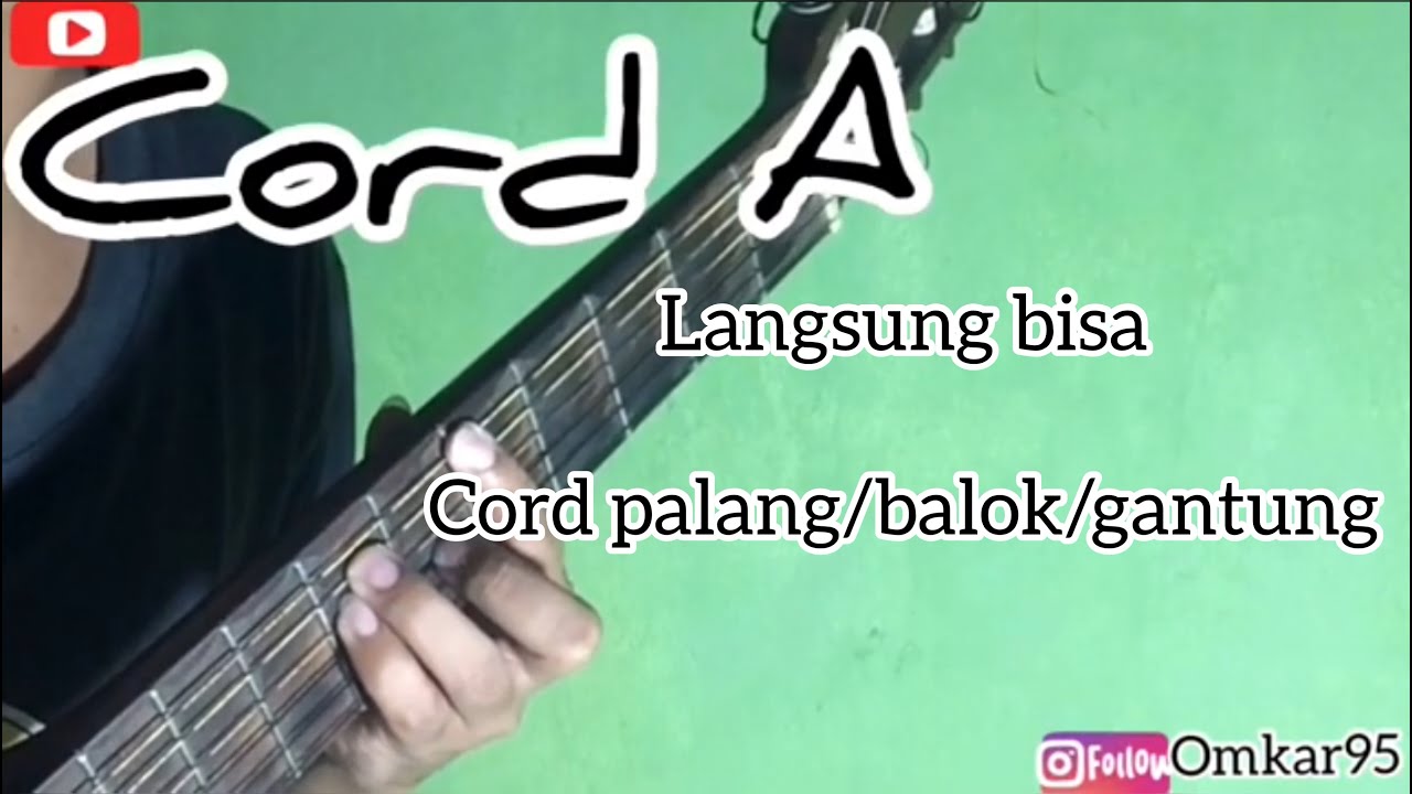 Cara mudah langsung bisa cord palang/balok/gantung - YouTube