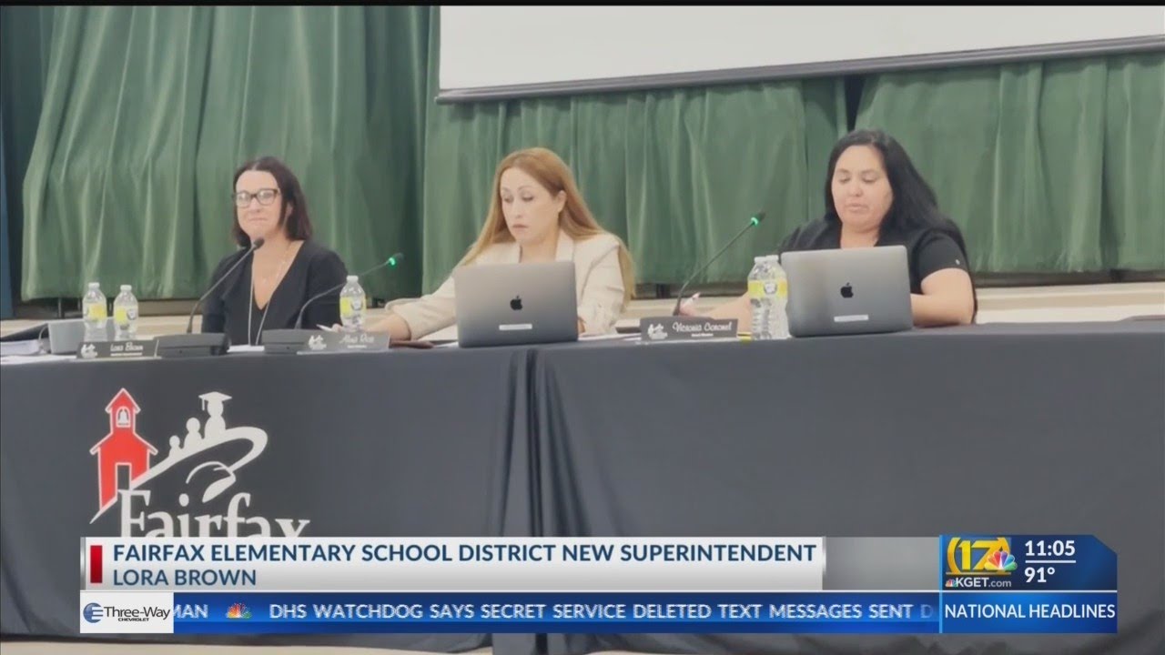 Fairfax Elementary School District names new superintendent - YouTube