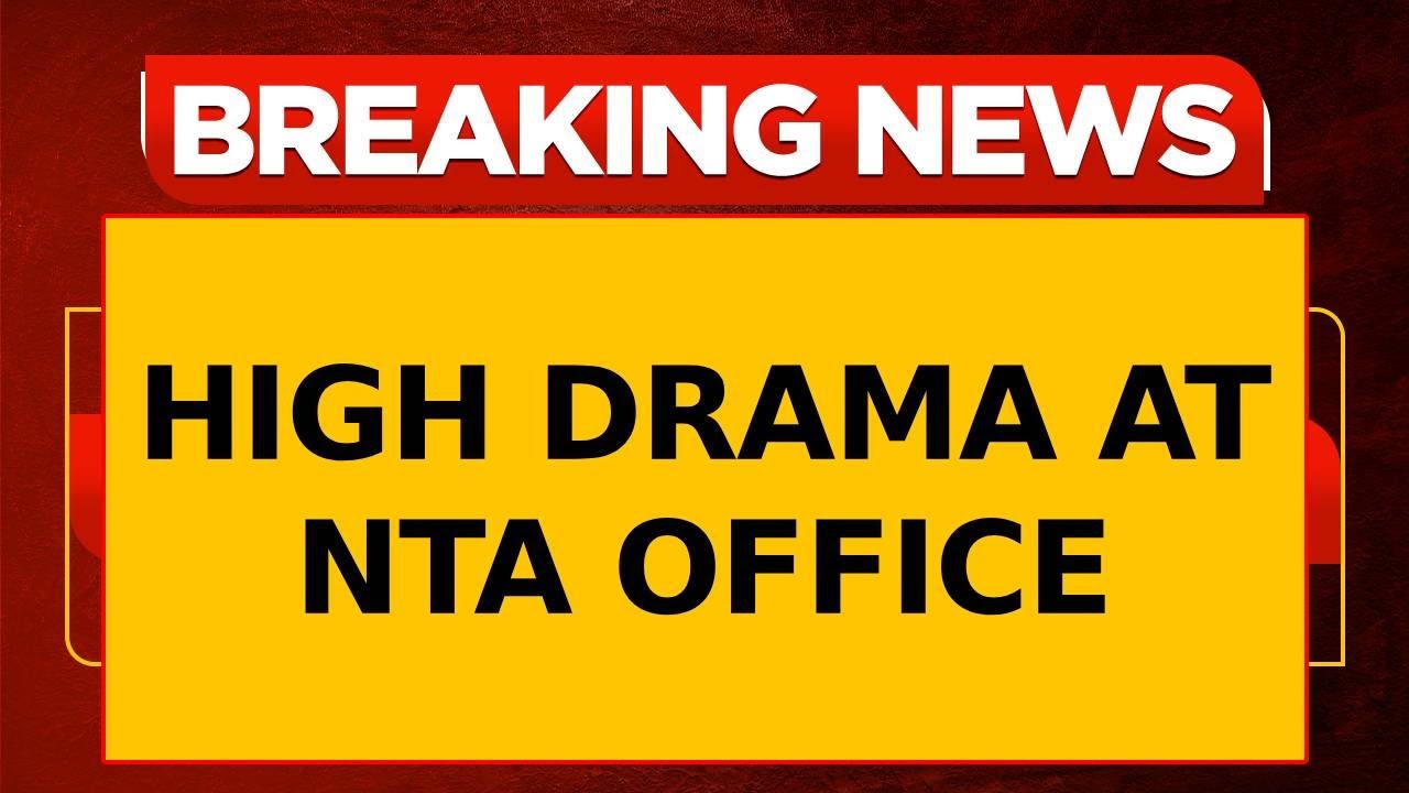 NEET Row: NSUI Workers Enter NTA Office Building and Stage Protest ...