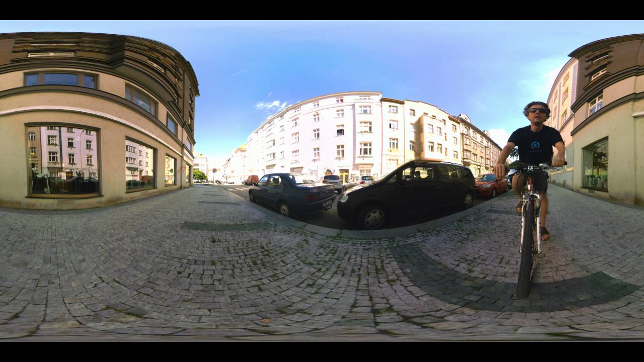 equirect 4096x44fps ccam1 bikeride sample5 2016 01 - YouTube
