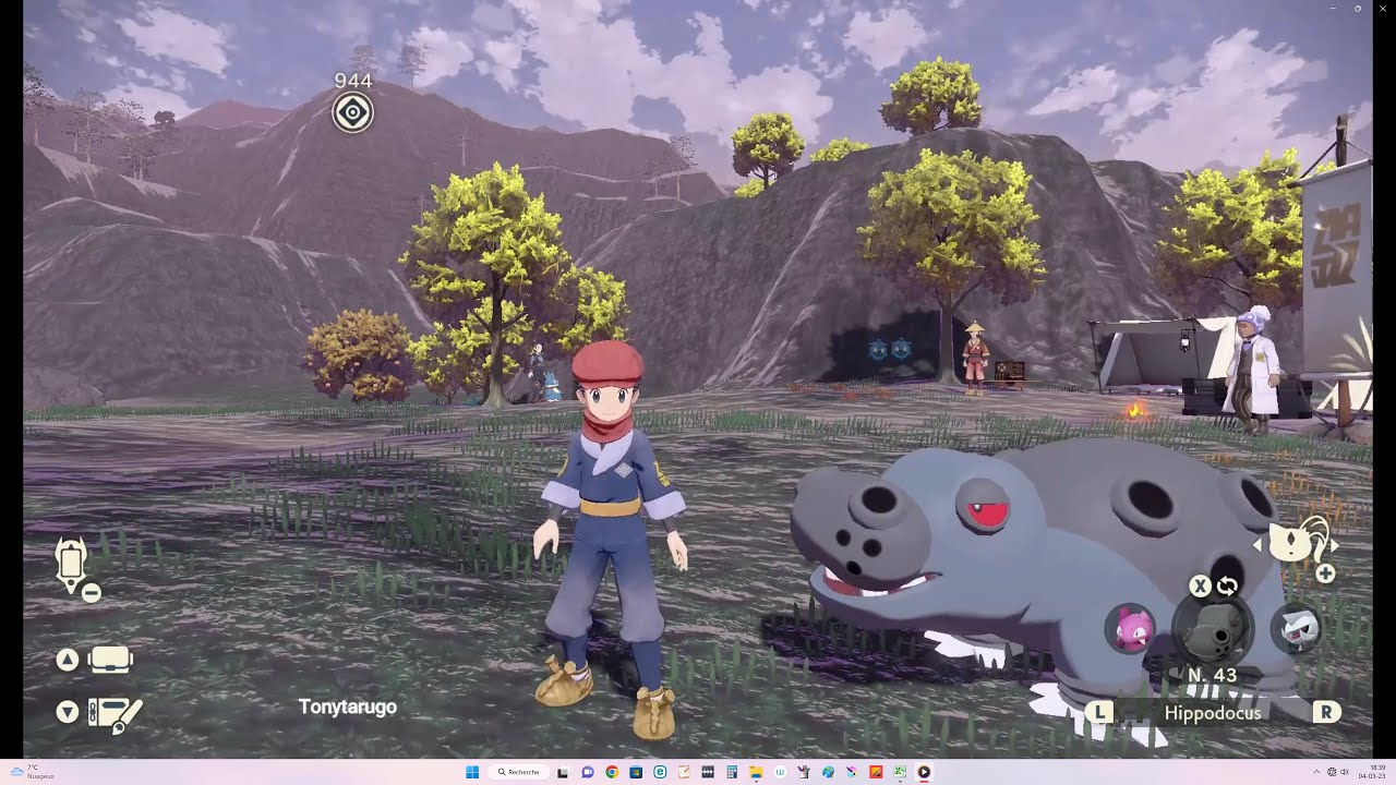 Capture de Hippodocus LEGENDES POKEMON ARCEUS - YouTube