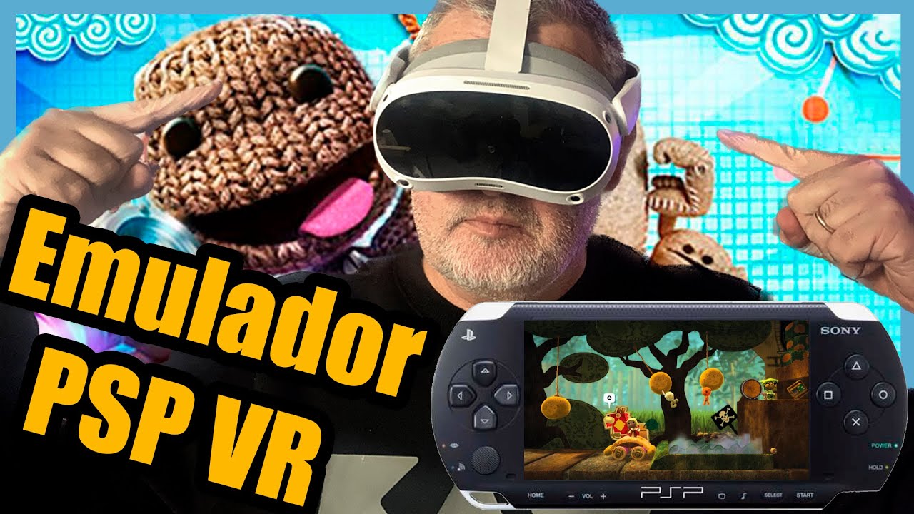 Emulador Sony PSP en Visores Vr Pico 3 / 4 - Meta Quest 1/2 Muy FÁCIL y ...