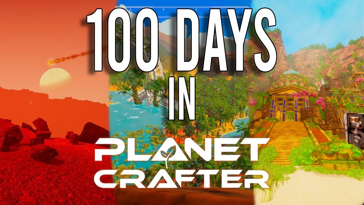 I Survived 100 Days In Planet Crafter (Full Movie) - YouTube