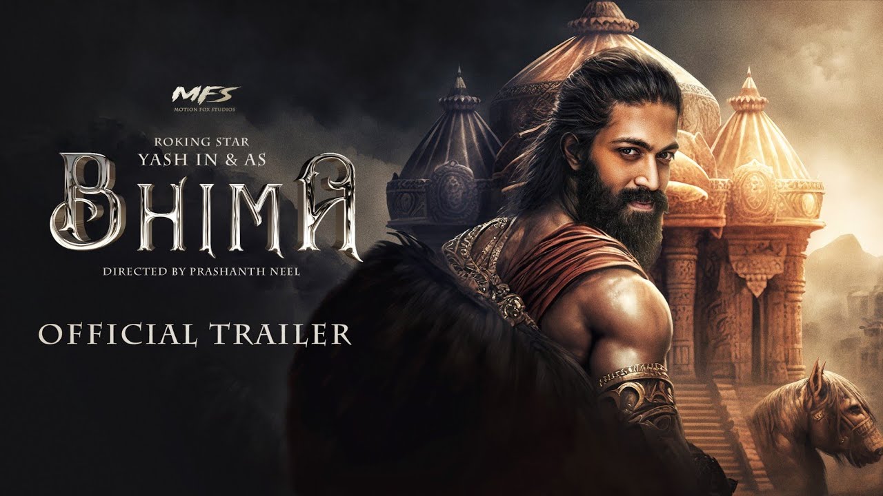BHIMA - Official Trailer | Rocking Star Yash | Prashanth Neel ...