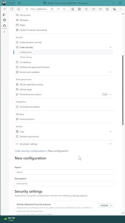 How To Enable Github Secret Scanning Education Githublearning Githubtutorial Youtube