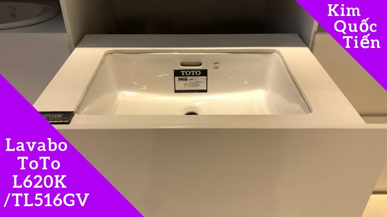 Lavabo ToTo âm bàn L620K /TL516GV - YouTube