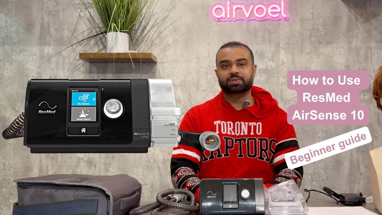 How to use ResMed AirSense 10 PAP Device - beginner guide - YouTube