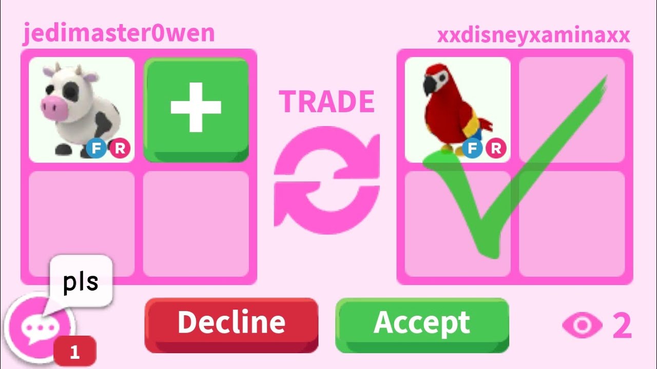 Trading COW for CRAZY OFFER - adopt me - YouTube