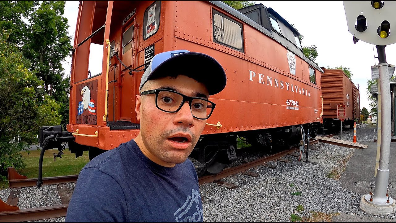 AMAZING 1941 Caboose/Train for the NIGHT! 🚂 🛏️ - YouTube