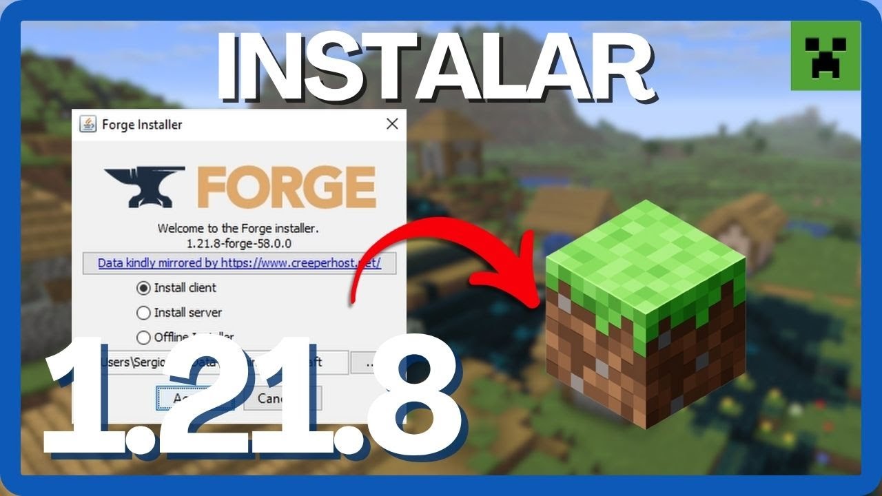 🔥 Cómo Descargar e Instalar FORGE para Minecraft 1.21.8 – ¡Agrega MODS ...