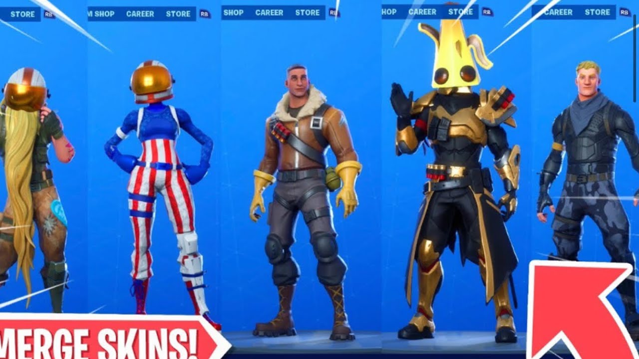 How to merge skins in Fortnite Battle Royale (tutorial) - YouTube