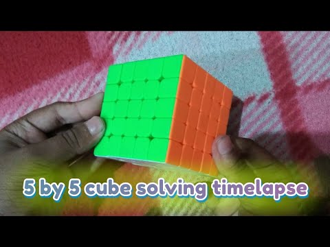5 by 5 cube solving timelapse.😎😎😅 - YouTube