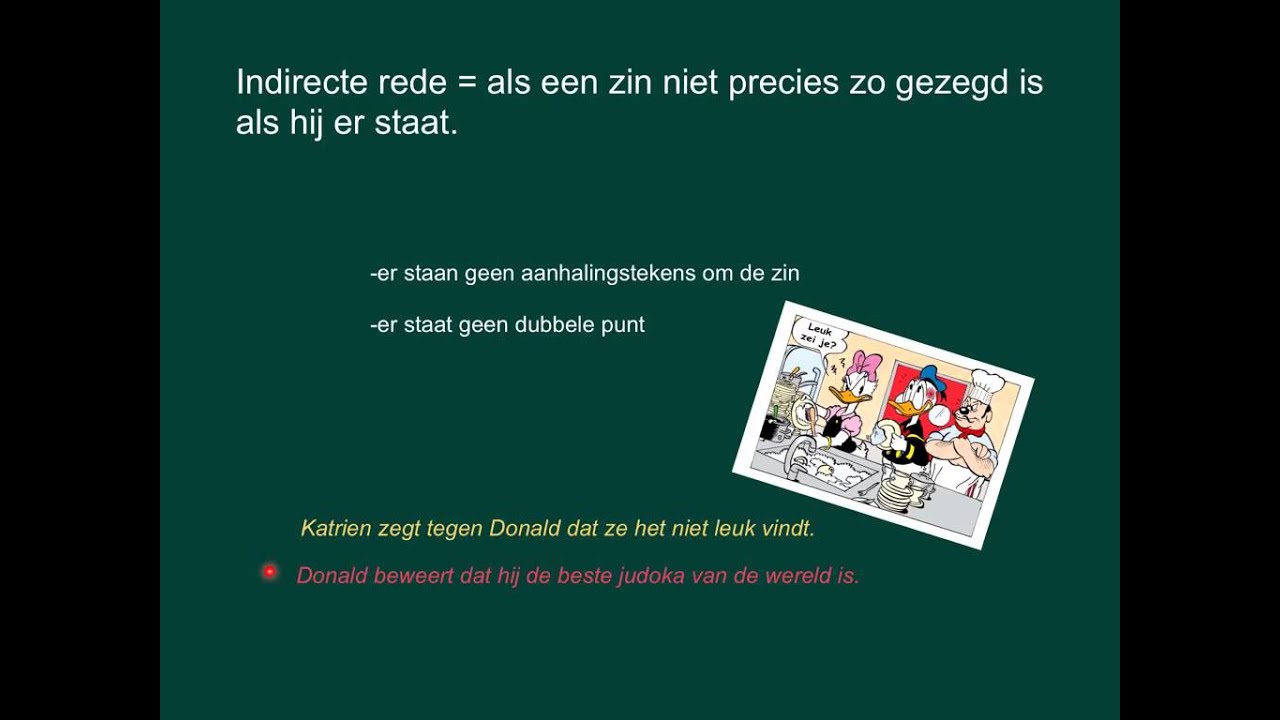 De directe en indirecte rede - YouTube